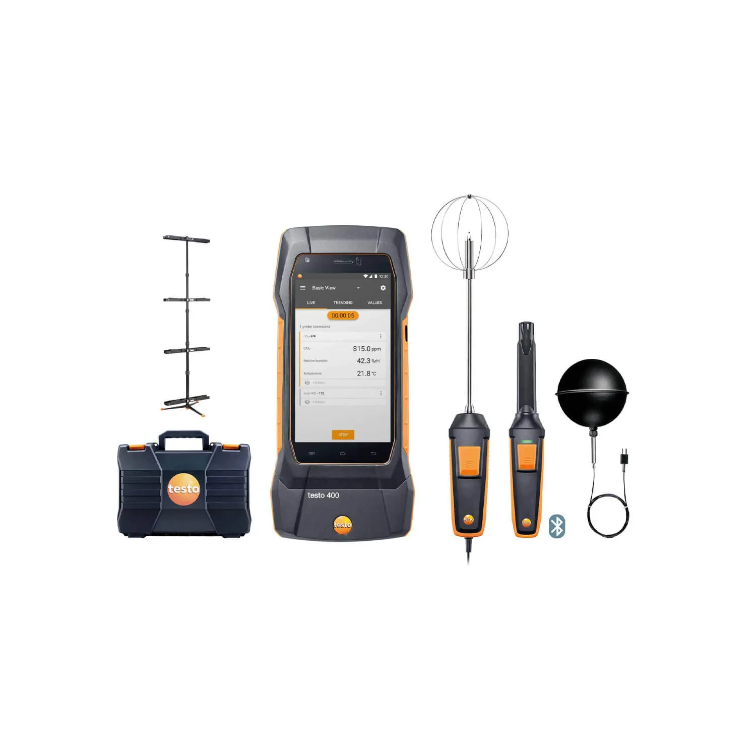 Máy đo nhiệt độ, độ ẩm - testo 610 | Nhỏ gọn & bền bỉ | Tính toán tự động